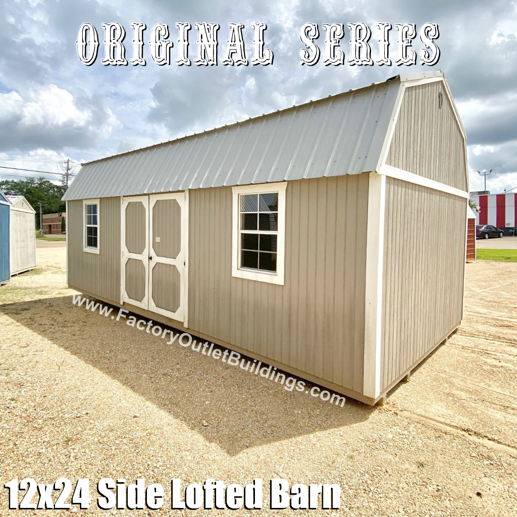 Side Lofted Barn 12x24 - DANCO Buildings