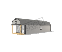 Lofted Barn Cabin 12x40 - DANCO Buildings