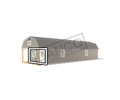 Lofted Barn Cabin 14x50 - DANCO Buildings