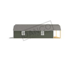 Lofted Barn Cabin 14x40 - DANCO Buildings