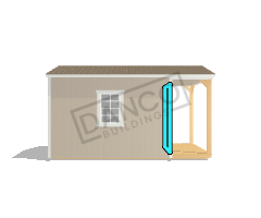 Standard Cabin 8x16 - DANCO Buildings