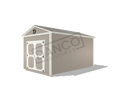Economy Wood Utility 10x16 - DANCO Buildings