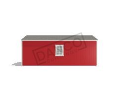 Corner Porch Cabin 12x24 - DANCO Buildings