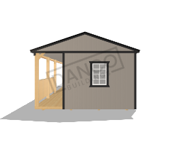 Side Porch Cabin 14x44 - DANCO Buildings
