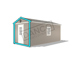 Economy Wood Utility 10x20 - DANCO Buildings