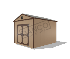 Economy Wood Utility 10x12 - DANCO Buildings