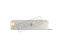 Standard Cabin 14x40 - DANCO Buildings