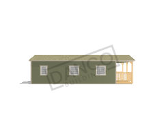 Standard Cabin 14x36 - DANCO Buildings
