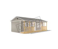 Side Porch Cabin 16x28 - DANCO Buildings